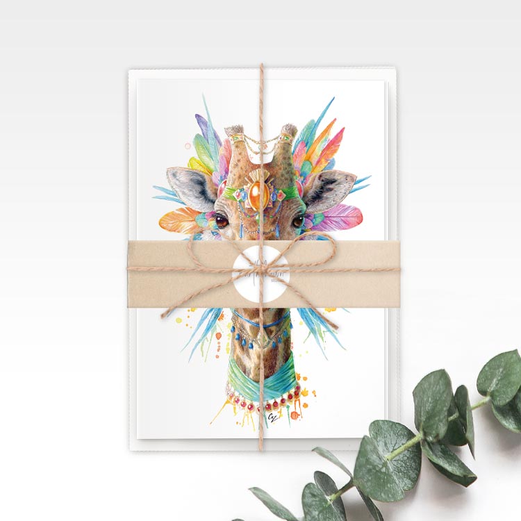 Spirit Animal Greeting Cards - Wildlife Birthday Cards Baby Cards Earth ...